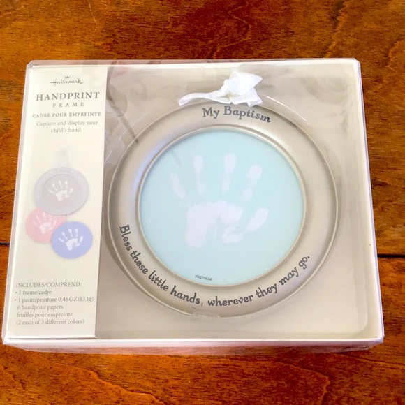 Hallmark | Other | New Baptism Handprint Frame | Poshmark
